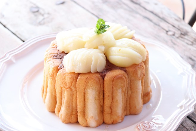 Charlotte poire chocolat – La fille du boulanger cuisine…